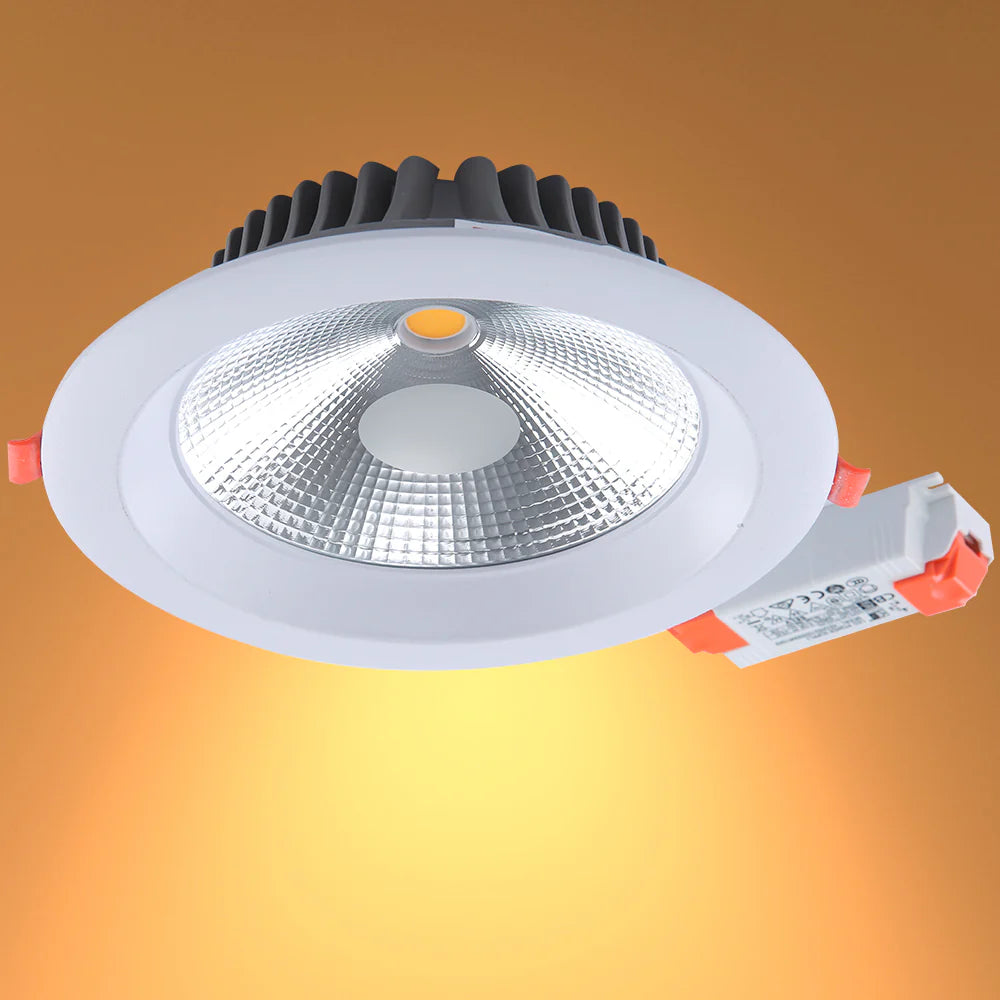 LED COB Recessed Downlight 10W 20W 30W Warm White or Cool White | TEKLED